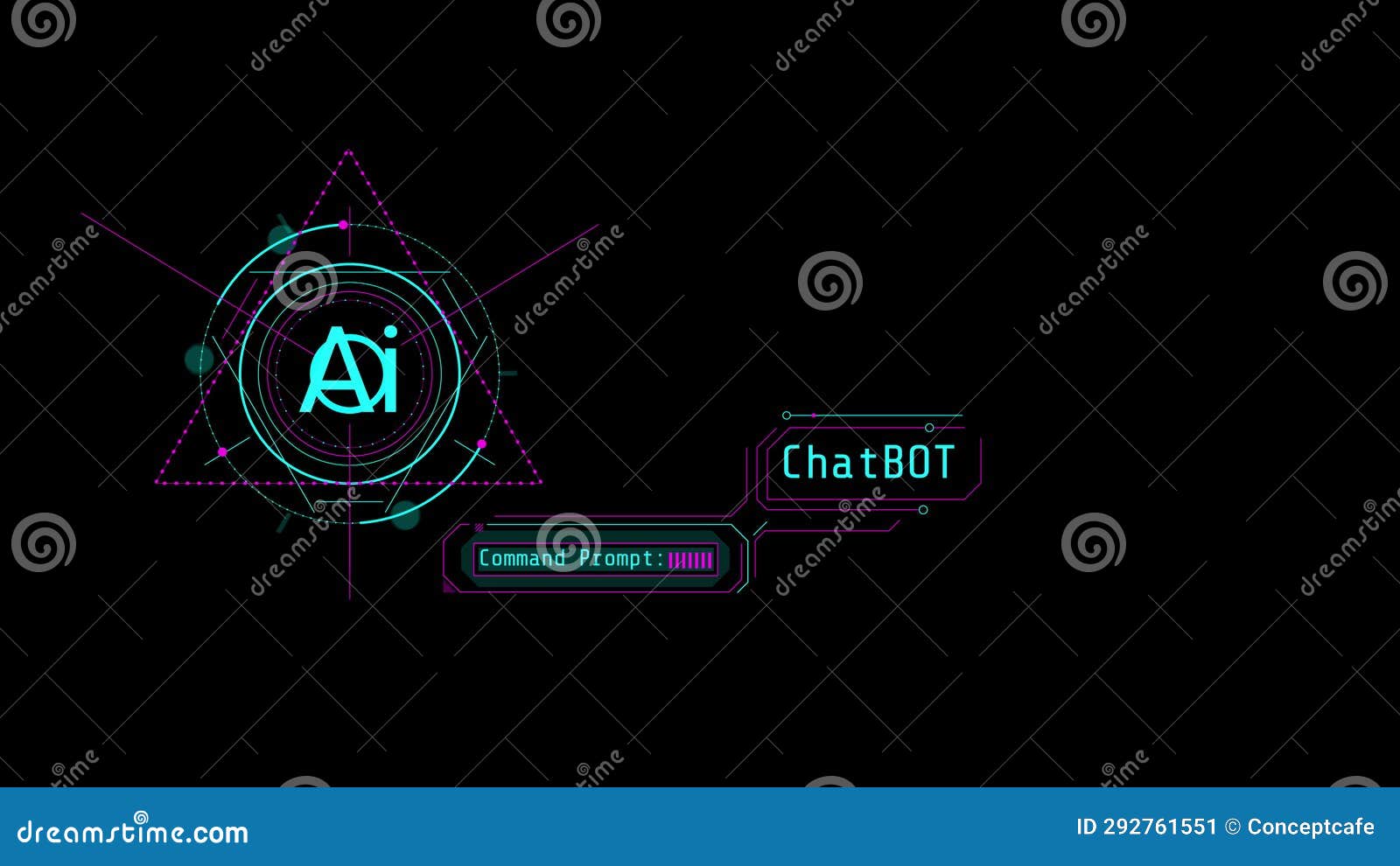 Animation of Infographics about Chatbot and Interaction with AI. Stock ...