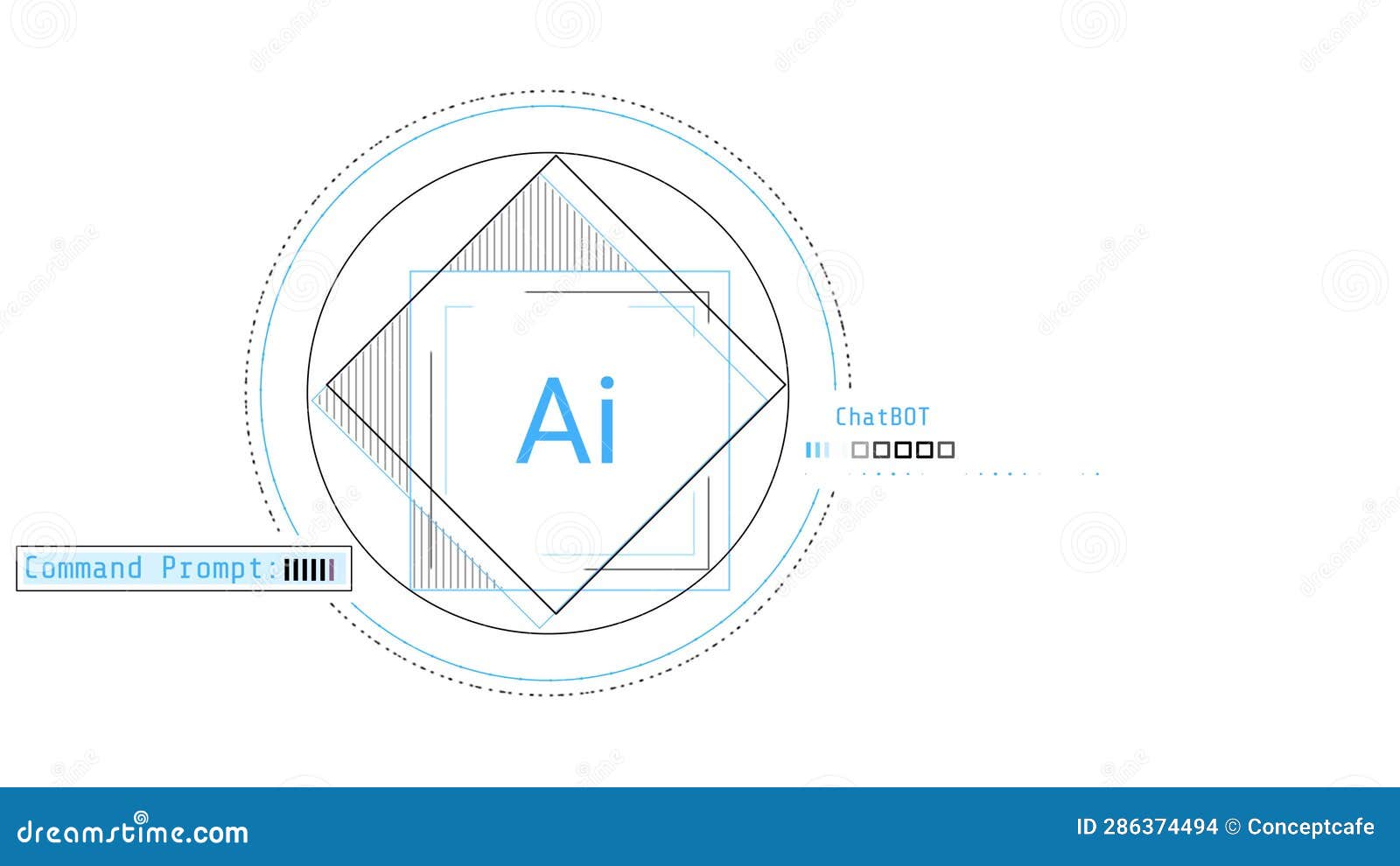 Animation of Infographics about AI and Conversational Chatbot. Stock ...