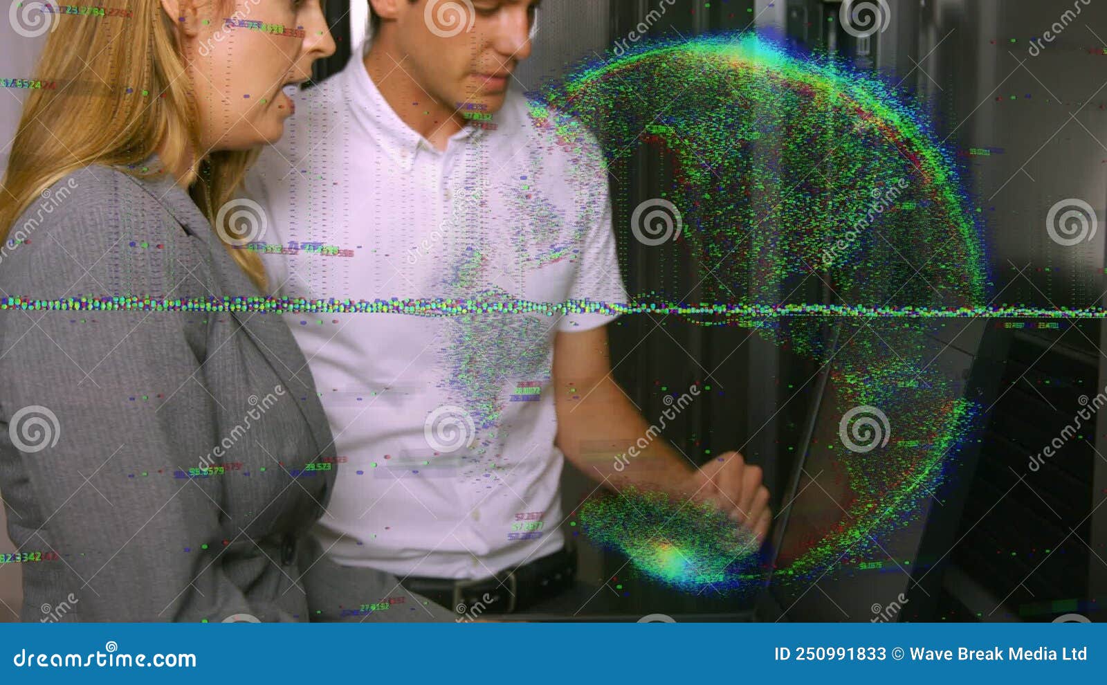 Two People Mid Adult Woman Female Caucasian Young Adult Man Male People ...