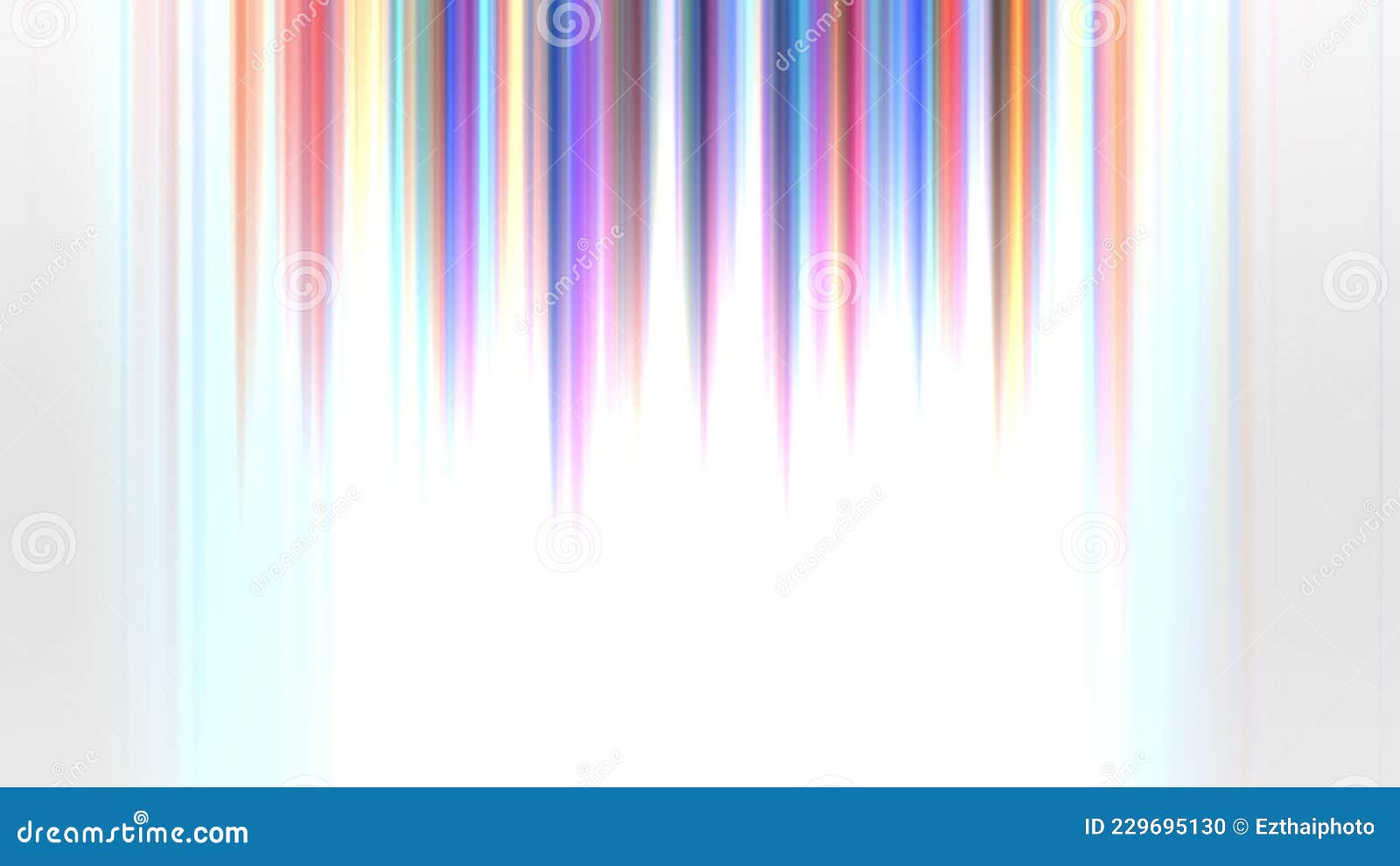 Rainbow Color Vertical Lines Wave Animatiom on White with Copyspace ...