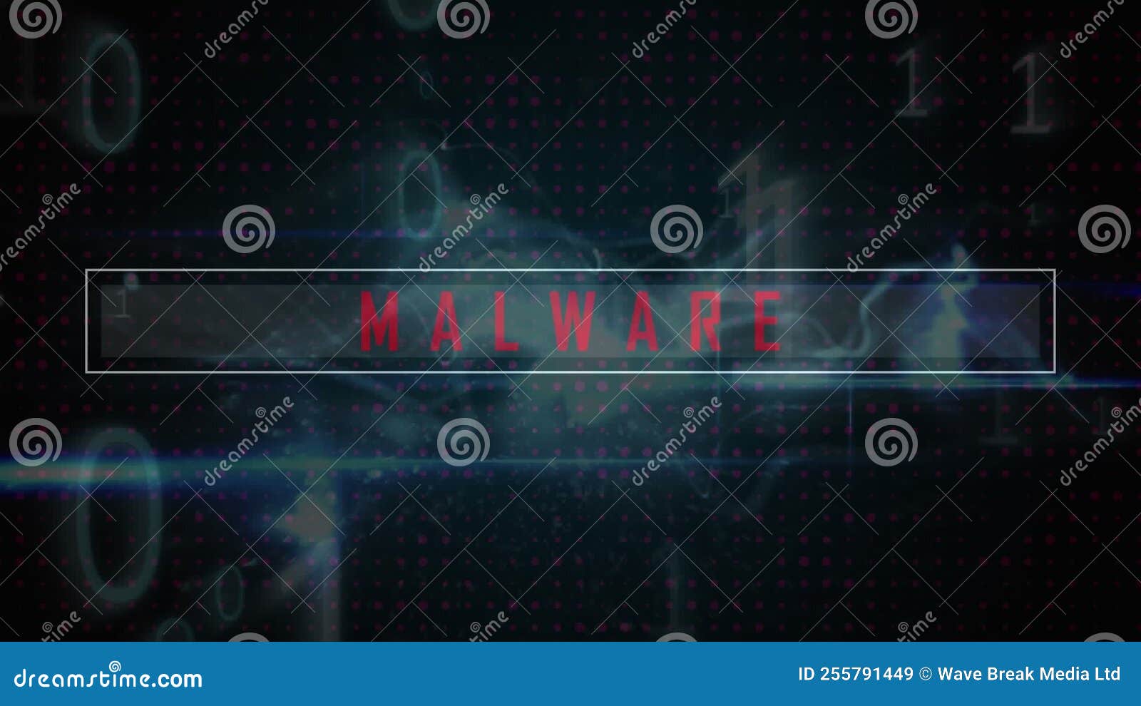 Animation of Malware Text Over Binary Code on Black Background Stock ... Animation of Malware Text Over Binary Code on Black Background Stock ...