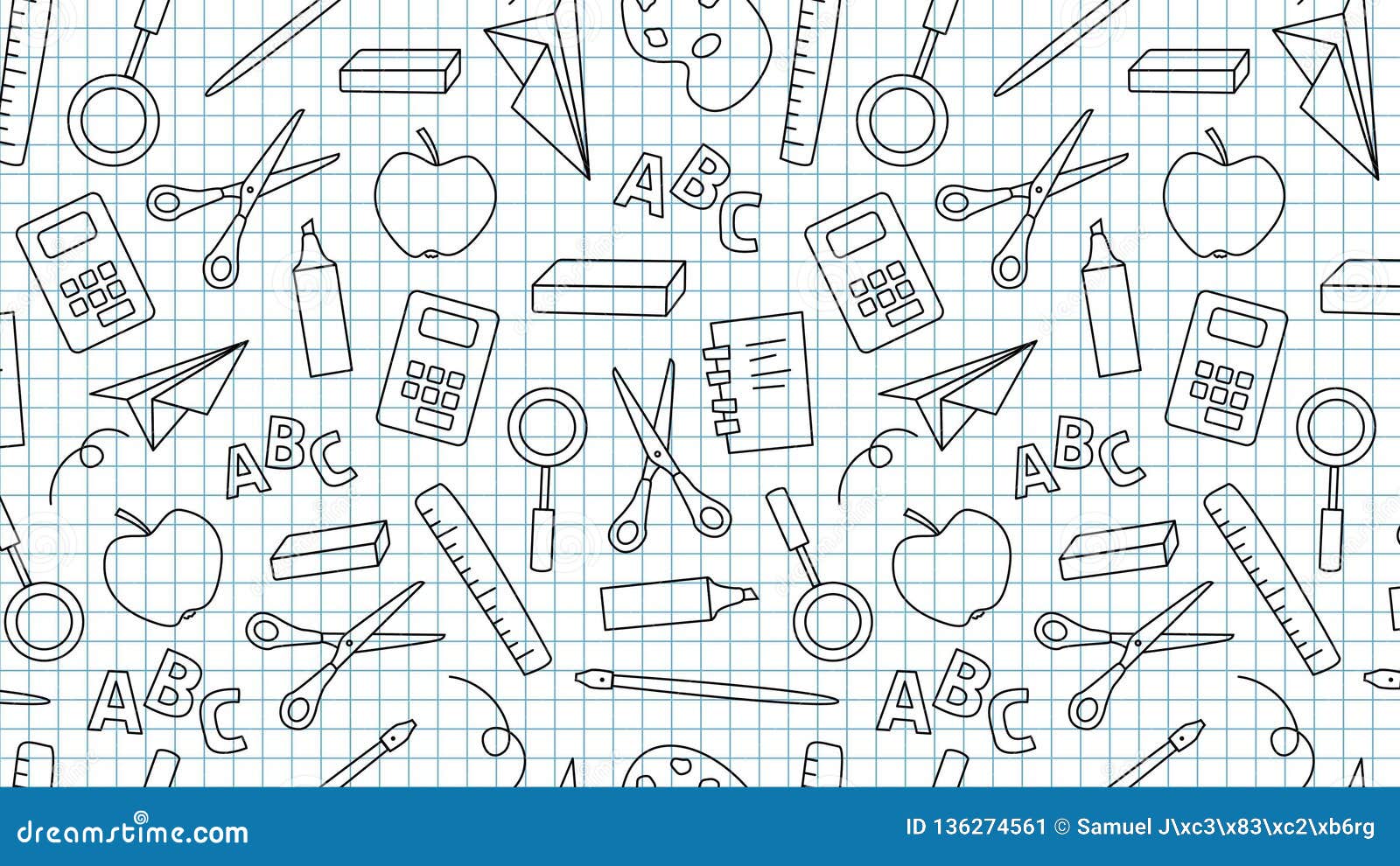 Loopable Back To School Animation Stock Video - Video of chalkboard ...