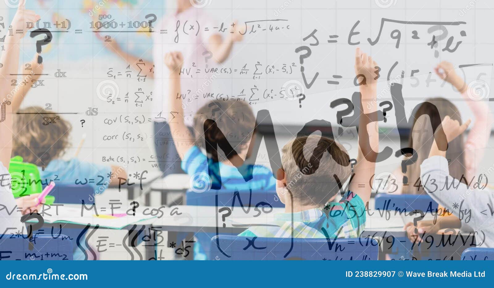 Animation of Math Text and Mathematical Equations Over Schoolchildren ...
