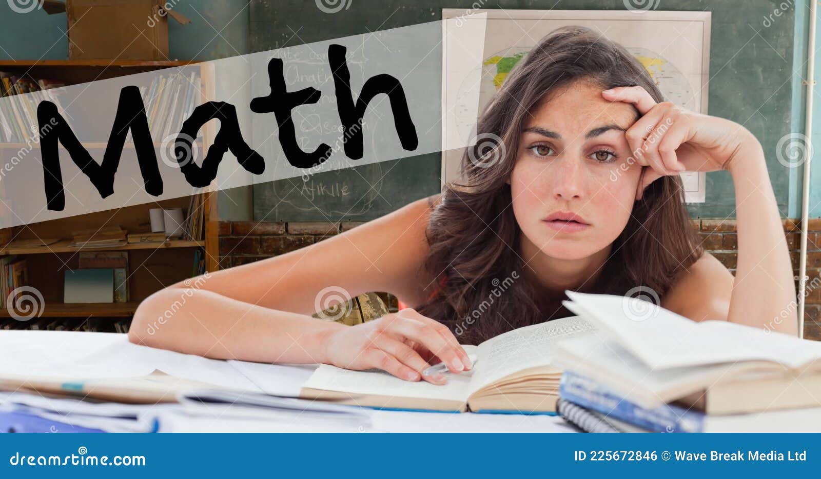 One Person Young Adult Woman Female Caucasian People Animation Math ...