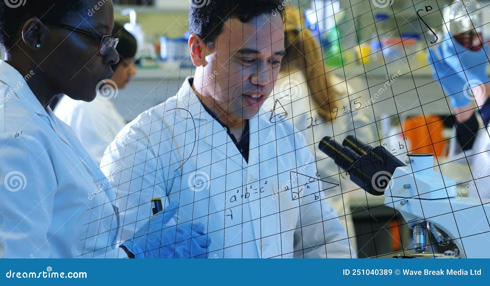 Animation of Mathematical Equations Over Group of Diverse Scientists in ...