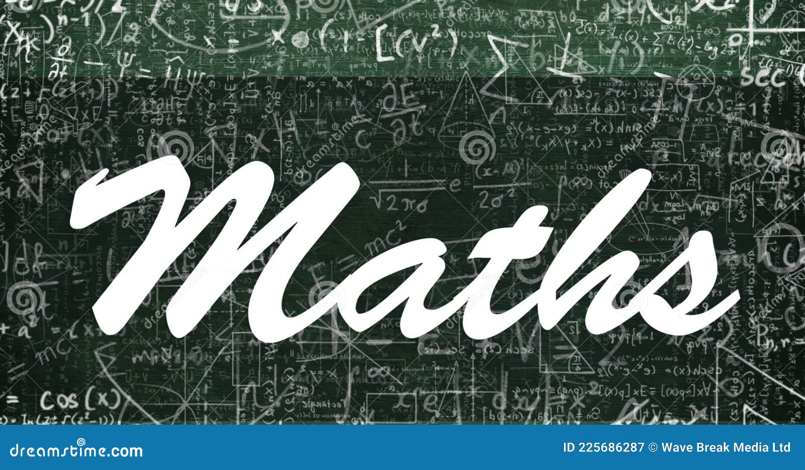 Animation of Maths Text Moving Over Mathematical Equations Stock Video ...