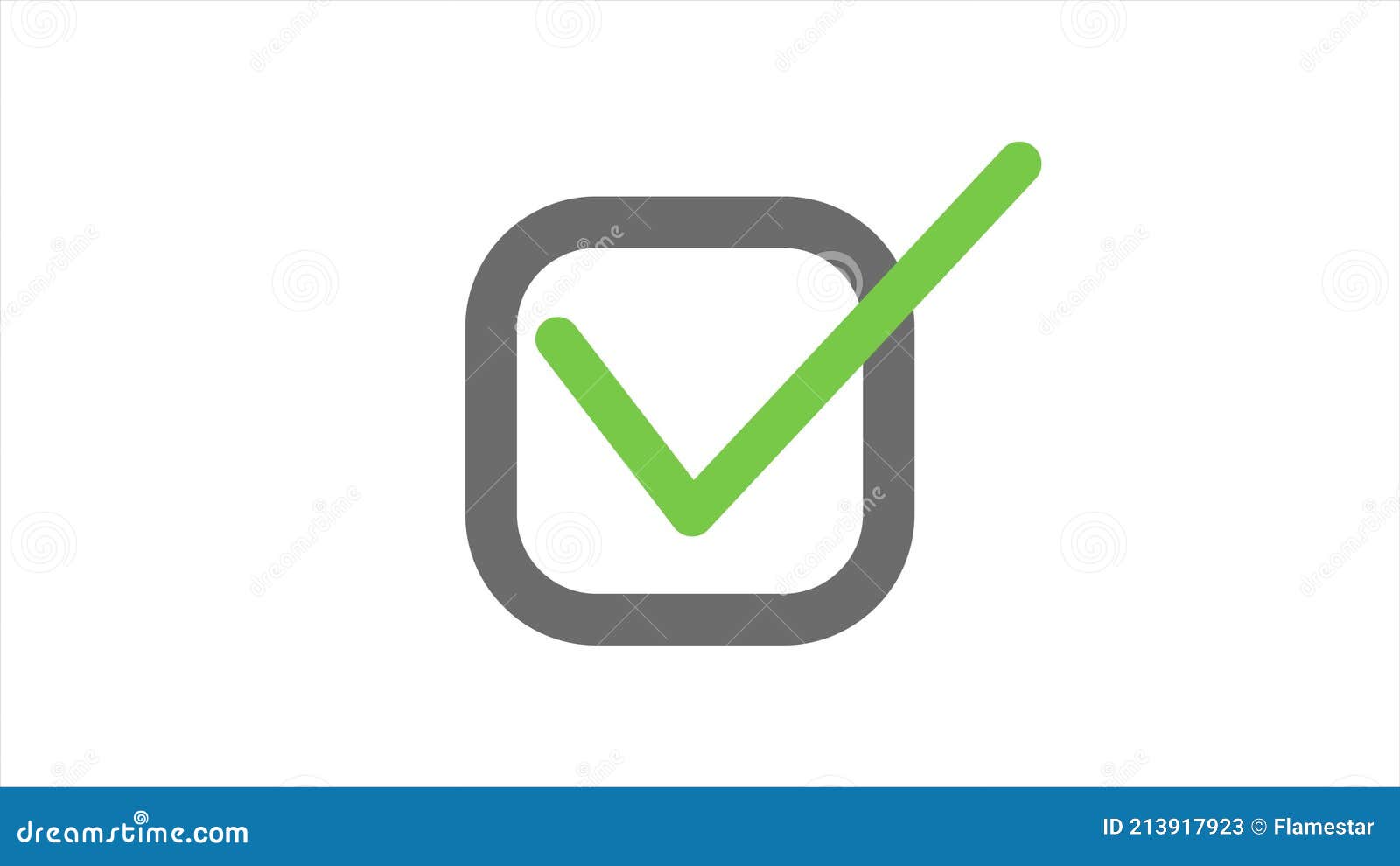 Animation in Motion Graphics of a Check Mark Symbol. Symbolizing Right ...