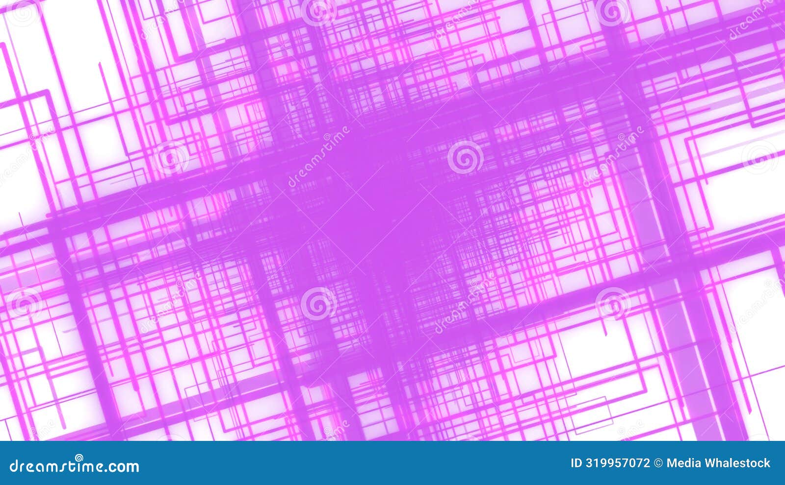 Animation of Moving Drawn Grid in Space. Motion. Movement through ...