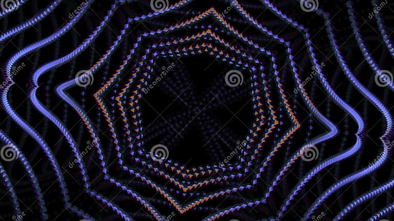 Animation with Moving Linear Patterns of Dots. Design. Moving Dotted ...