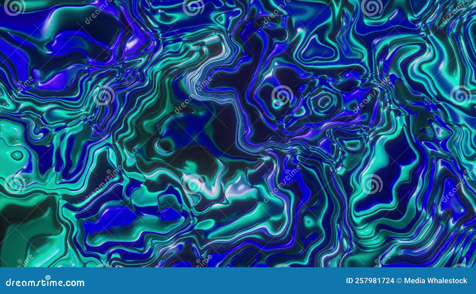 Animation of Moving Pattern of Liquid Plasma. Motion. Molten Liquid ...