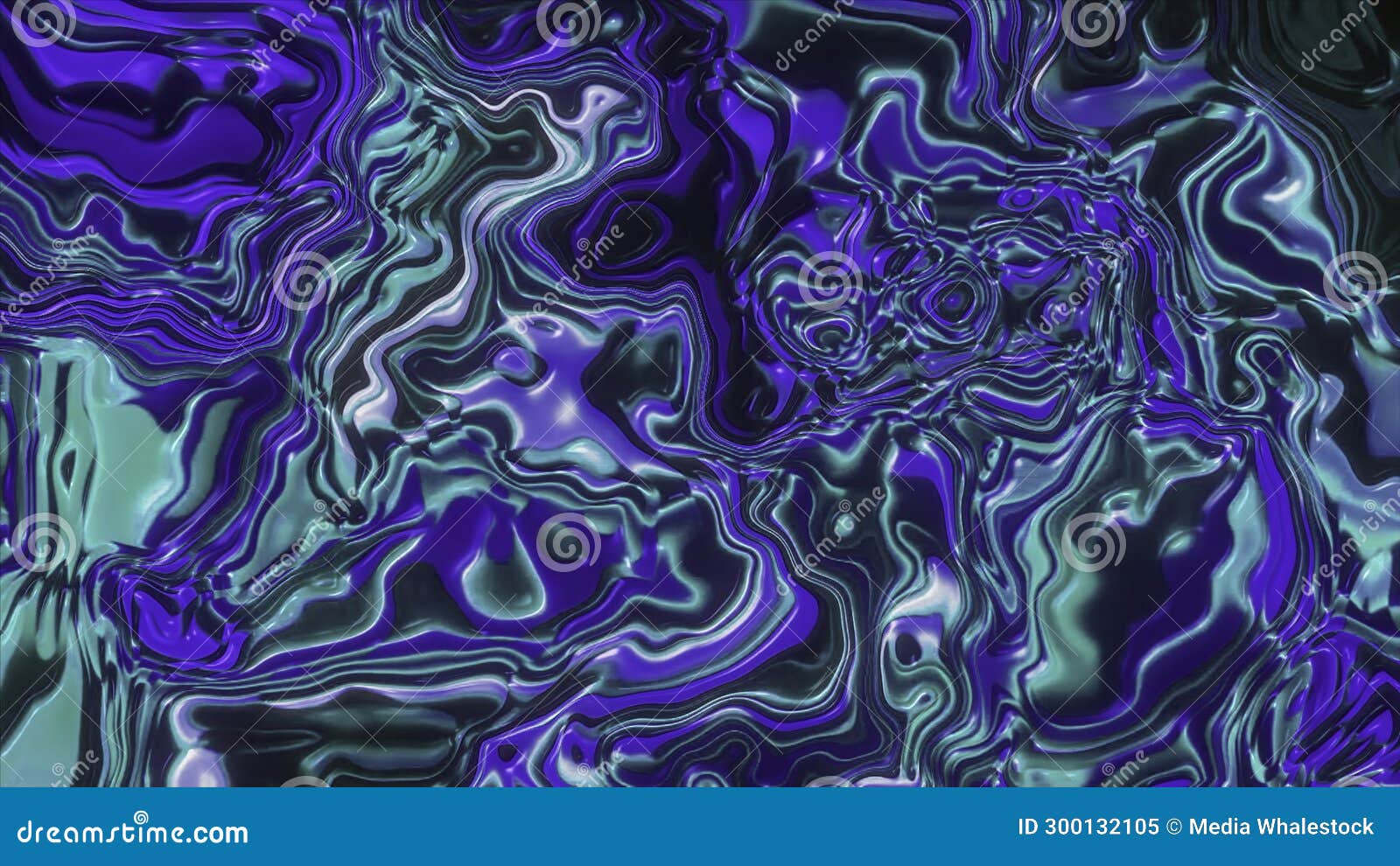 Animation of Moving Pattern of Liquid Plasma. Motion. Molten Liquid ...