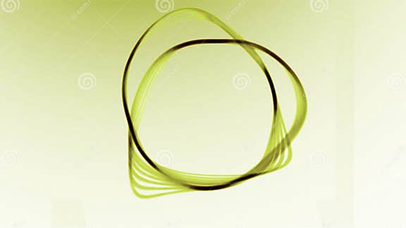 Animation with Moving Ring Vibrations. Design. 3D Ring in Space with ...