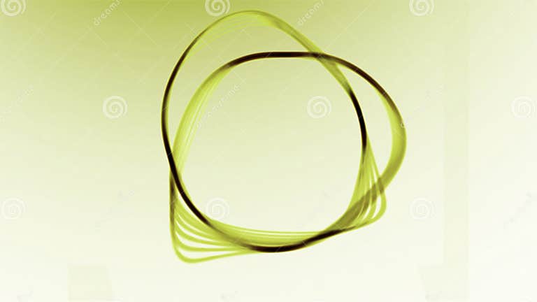 Animation with Moving Ring Vibrations. Design. 3D Ring in Space with ...