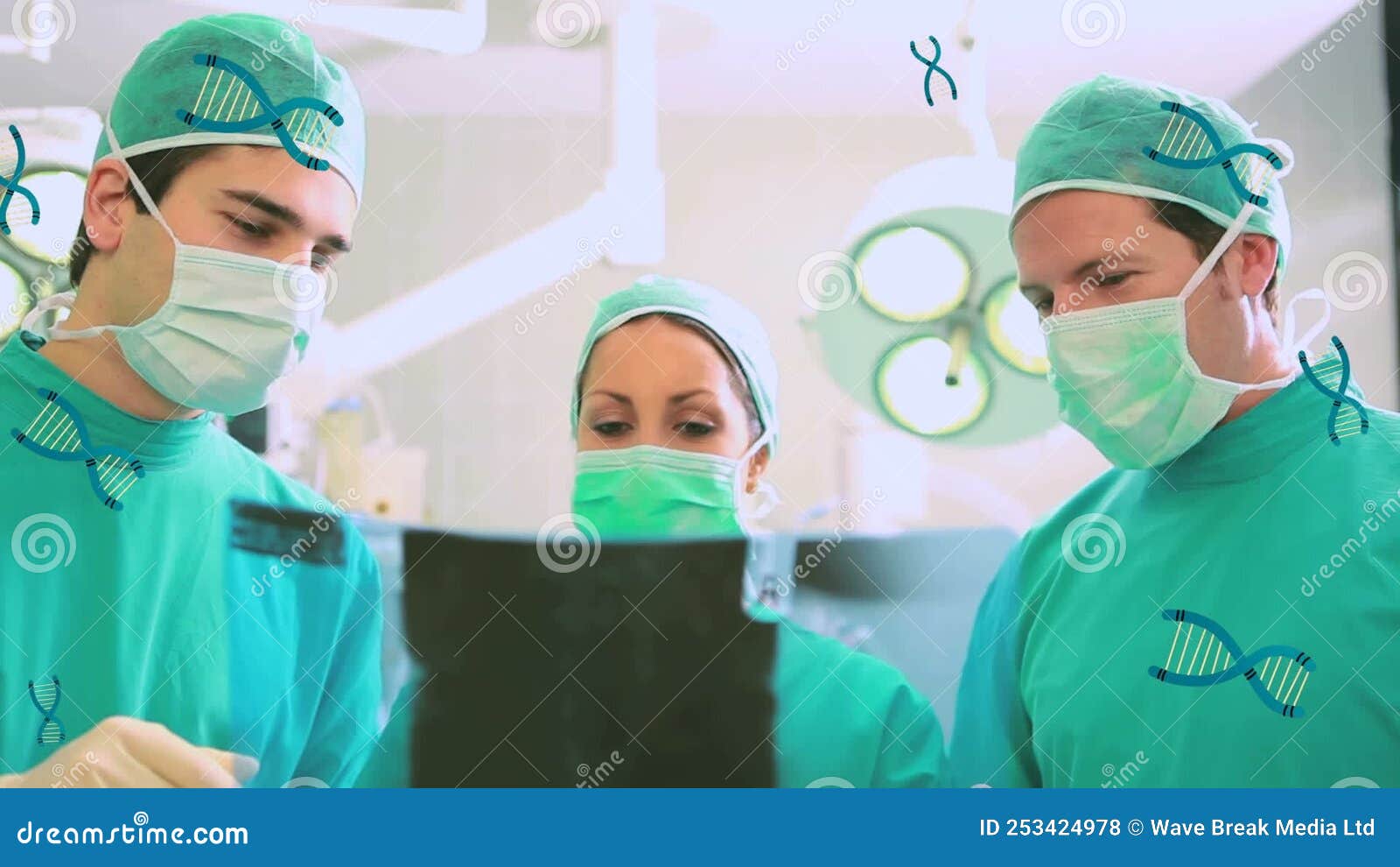 Animation of Multiple Dna Structures Over Team of Diverse Surgeons ...