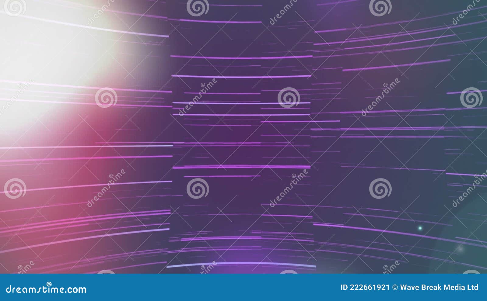 Animation of Multiple Light Trails Moving in Hypnotic Motion Background ...