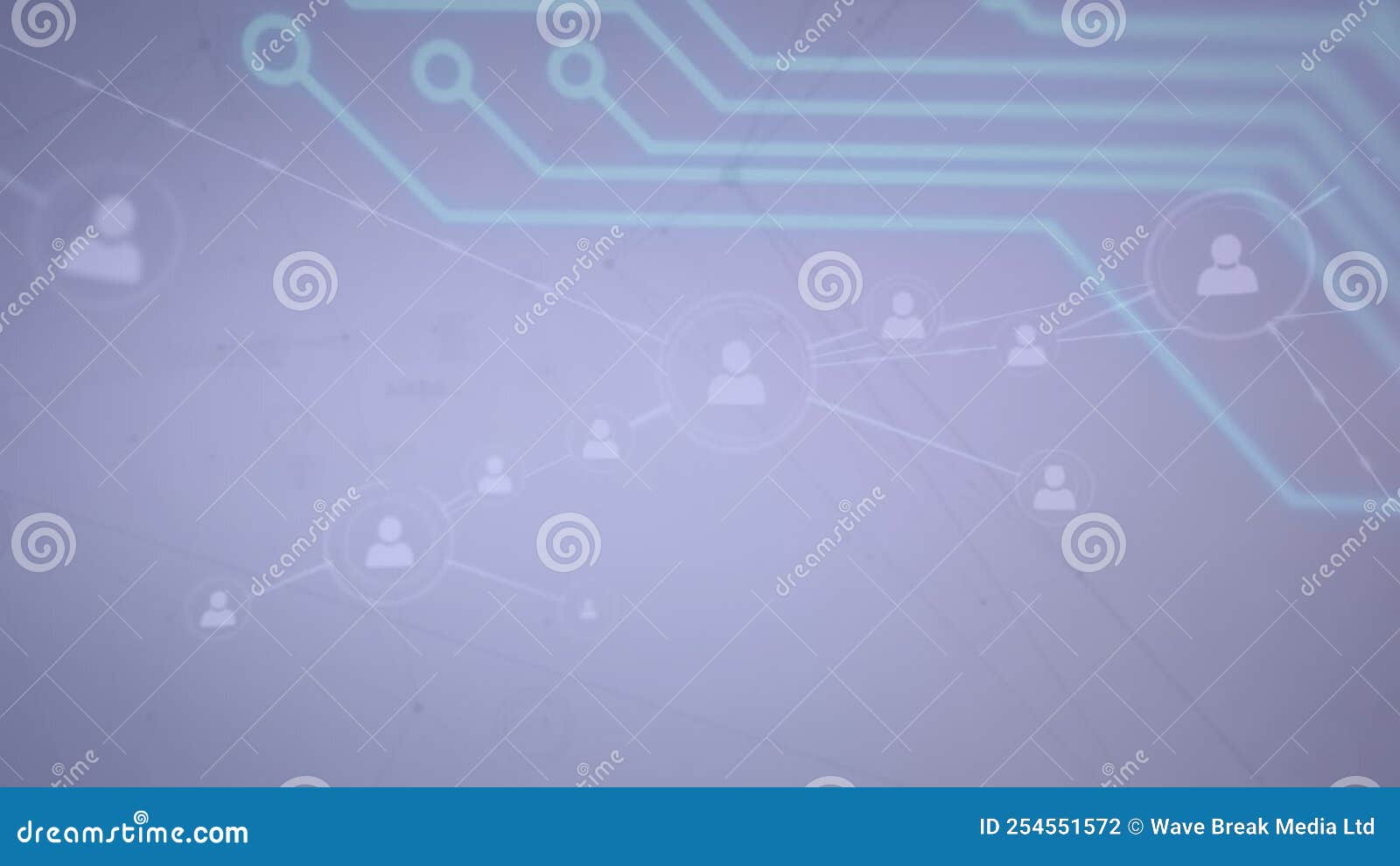 Animation of Network of Connections and Icons Stock Footage - Video of ...