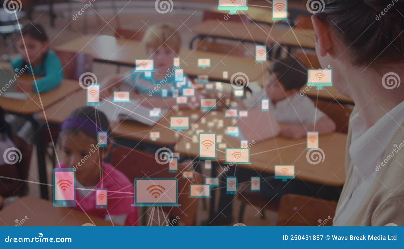 Animation of Network of Connections Over Diverse Group of Students ...