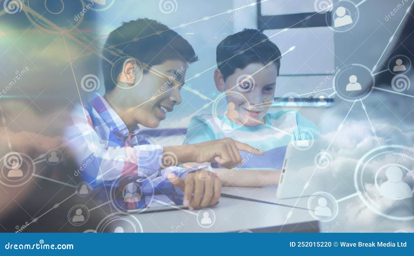 Animation of Network of Connections Over Diverse Group of Students ...
