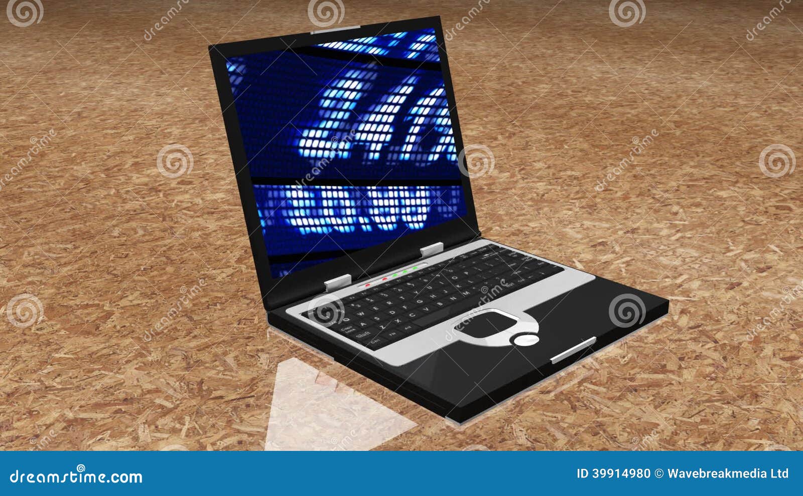 Animation of One Laptop Opening Stock Footage - Video of laptop, copy ...