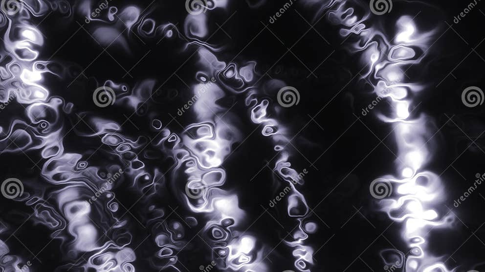 Animation with Plasma Molecules in Pattern. Motion. Glowing Psychedelic ...