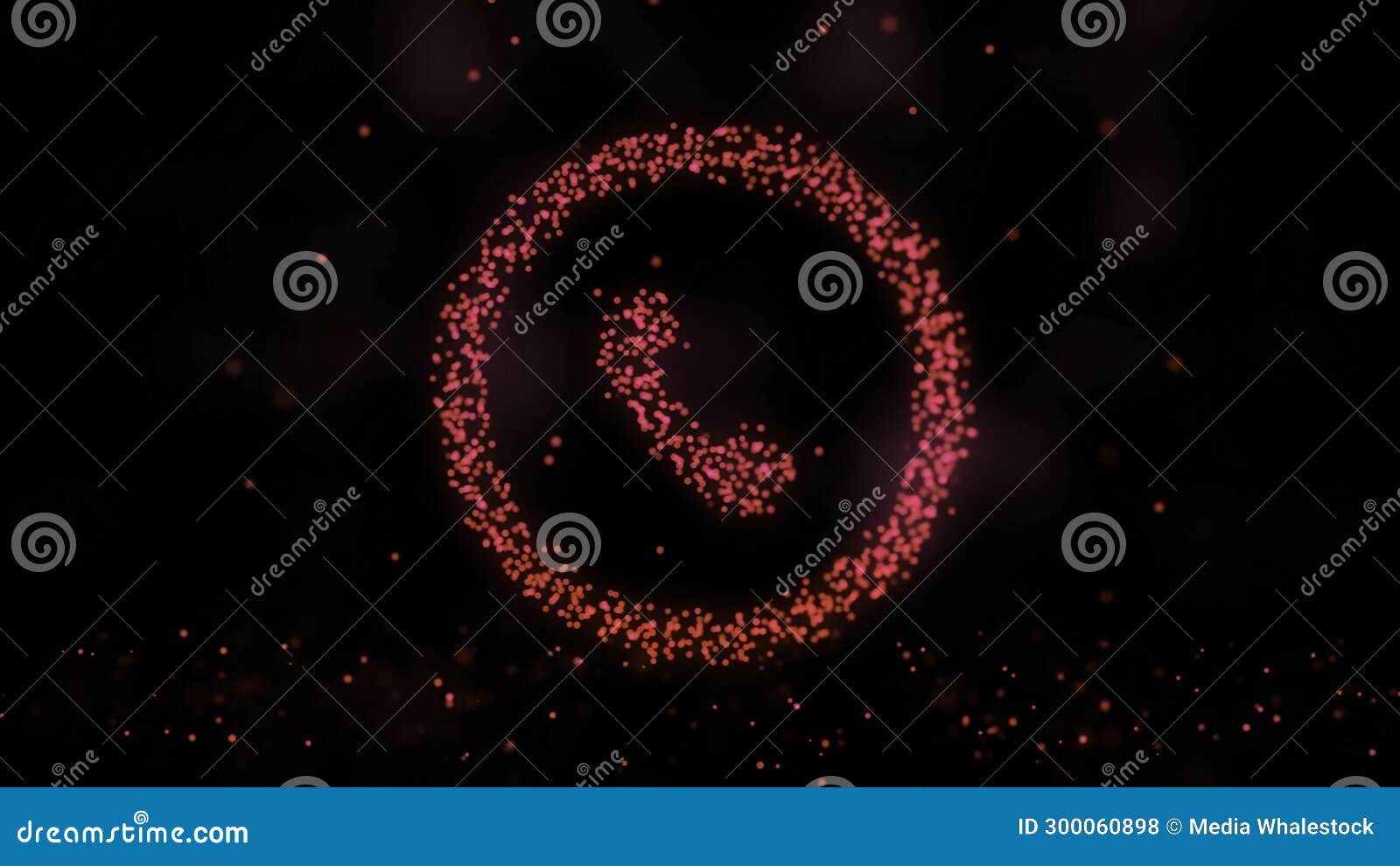Animation of Plexus Network from Call Symbol on Colorful Background ...