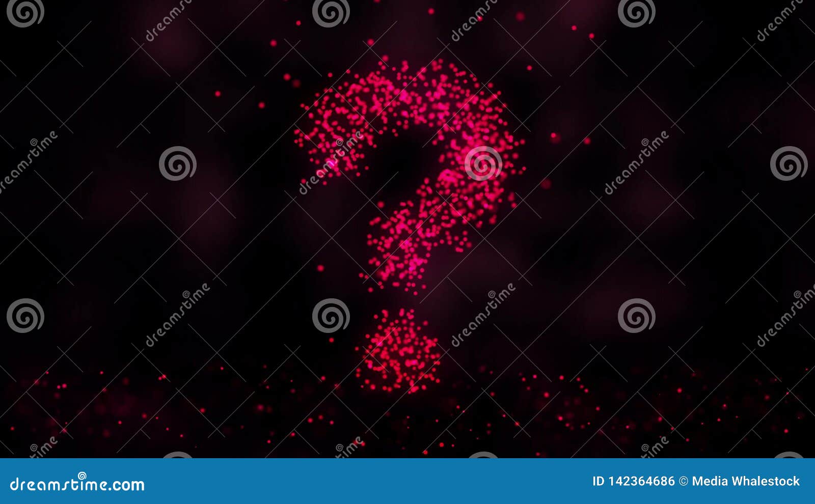 Animation of Plexus Network from Question Symbol on Colorful Background ...