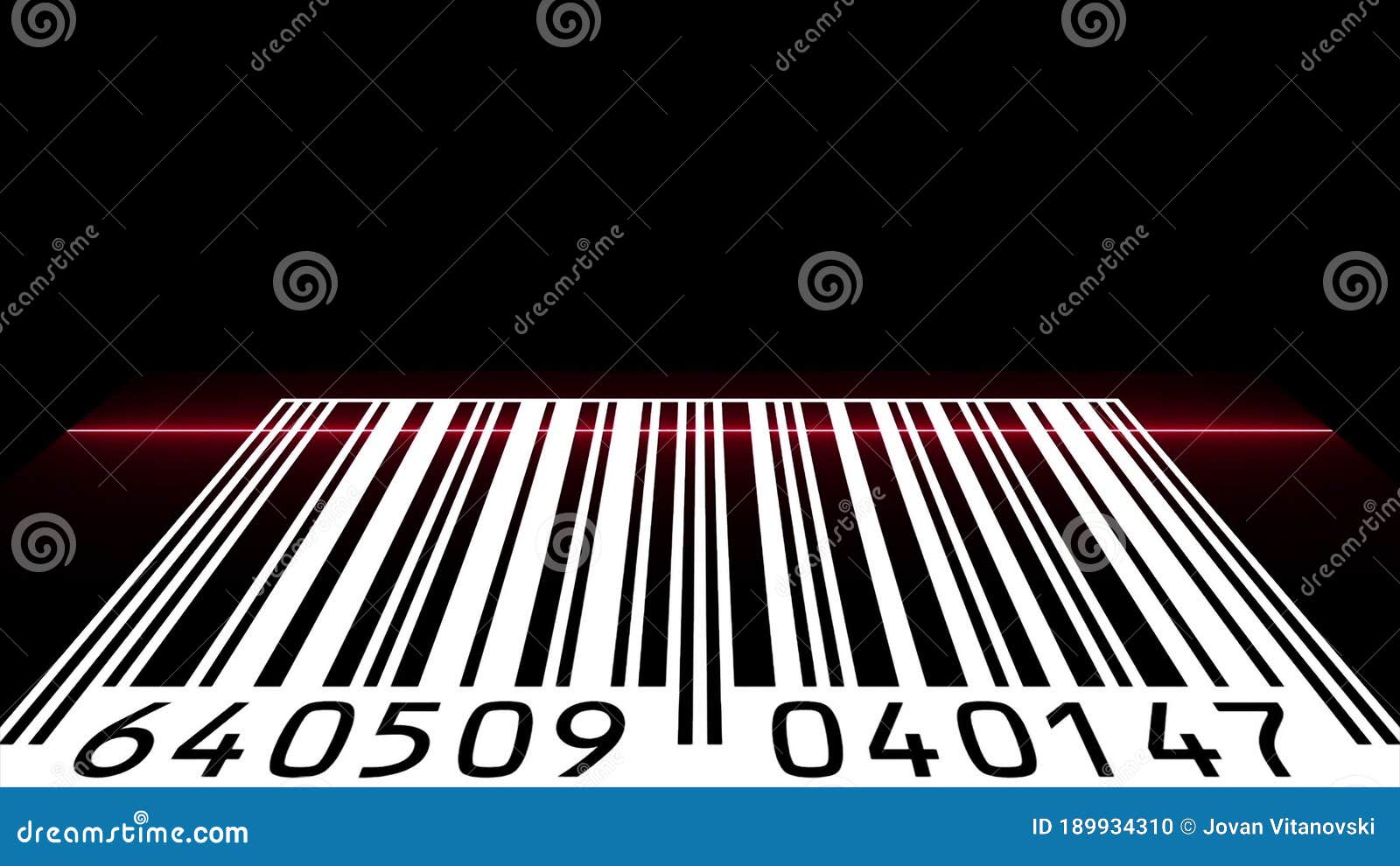 Animation - Reading a Bar Code with Red Beam Stock Footage - Video of ...