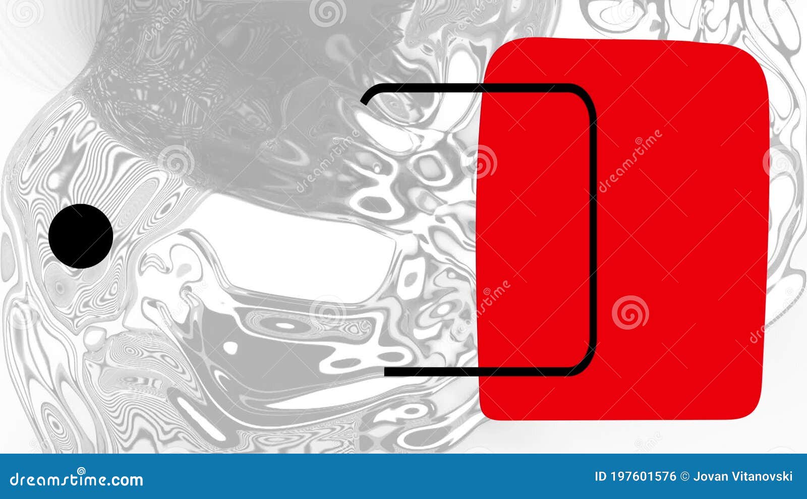 Animation of a Red and Black Rectangle Stock Footage - Video of ...