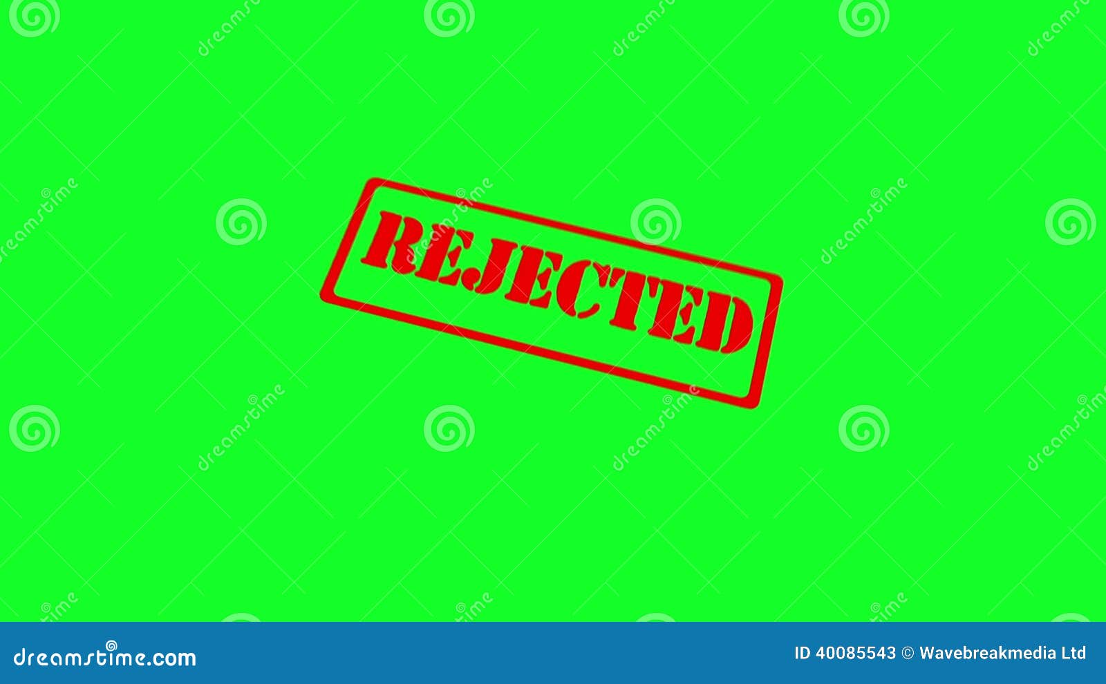 Animation with Rejected Stamp Stock Video - Video of screen, printing ...