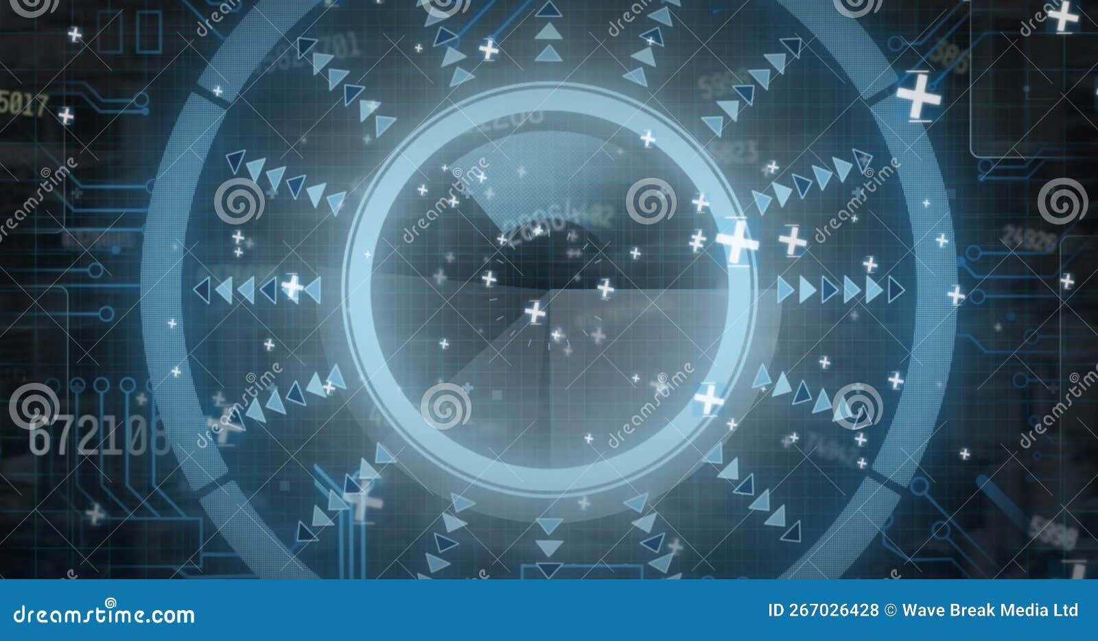 Animation of Round Scanner and Multiple Changing Numbers Over ... Animation of Round Scanner and Multiple Changing Numbers Over ...
