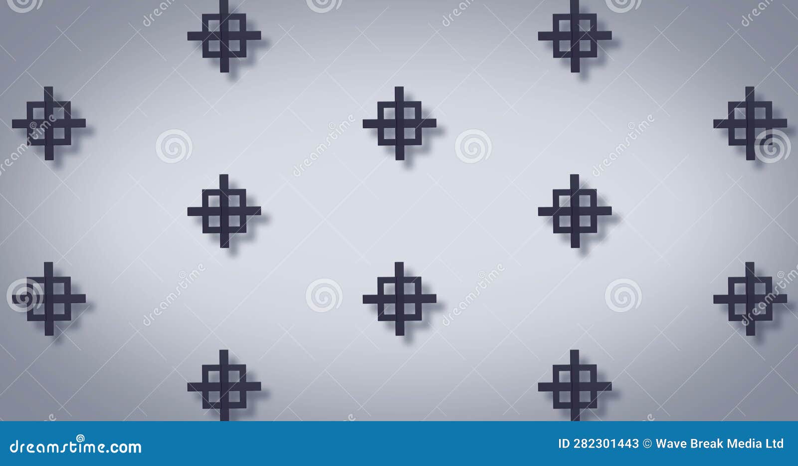 Animation of Rows of Black Pattern Moving on Grey Background Stock ...