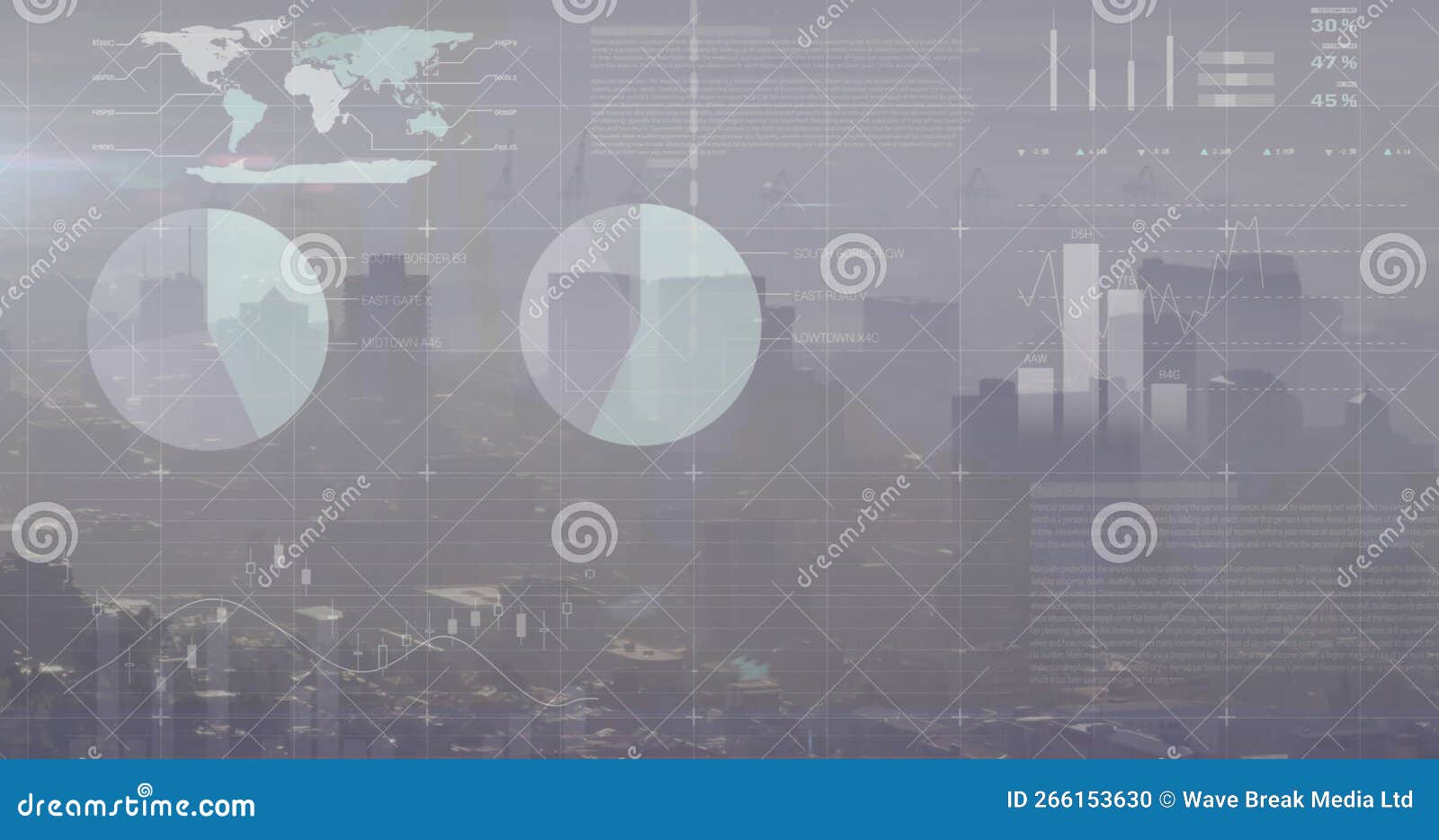 Animation of Scope Scanning and Data Processing Over Cityscape Stock ... Animation of Scope Scanning and Data Processing Over Cityscape Stock ...