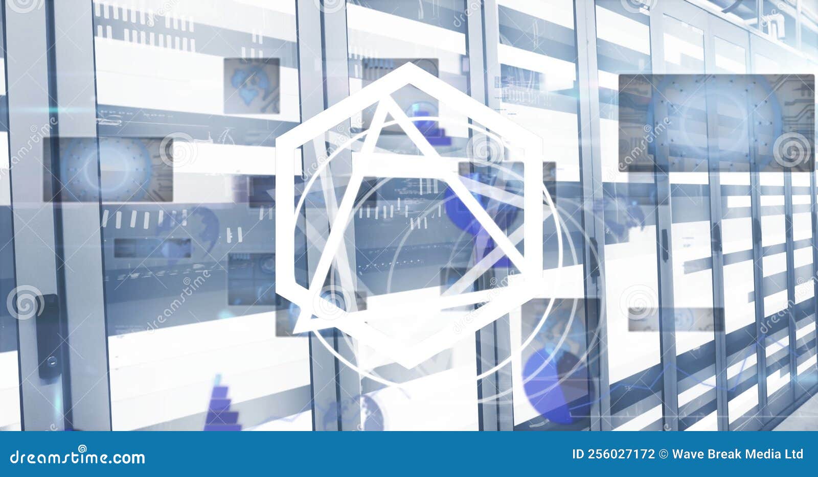 Animation Of Scopes Scanning And Data Processing Over Computer Servers Stock Footage Video Of