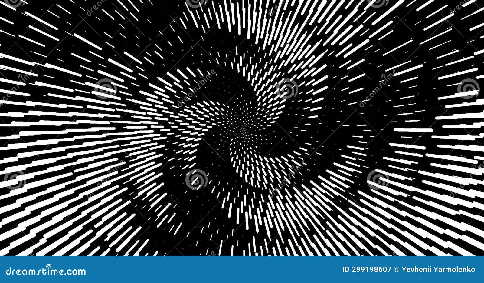 Spiral Abstract Loop Animation. Animation Seamless Loop Black and White ...