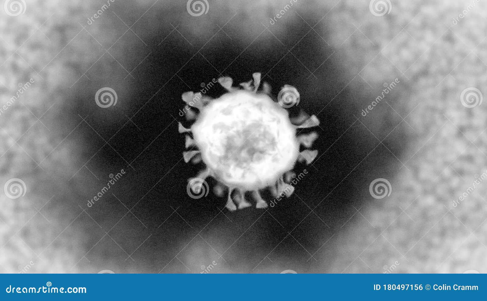Animation of a Single Coronavirus Particle Under Electron Microscope ...