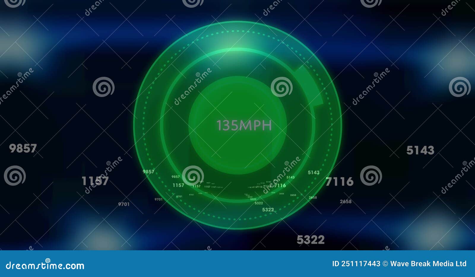 Animation of Speedometer Over Falling Numbers Stock Video - Video of ...