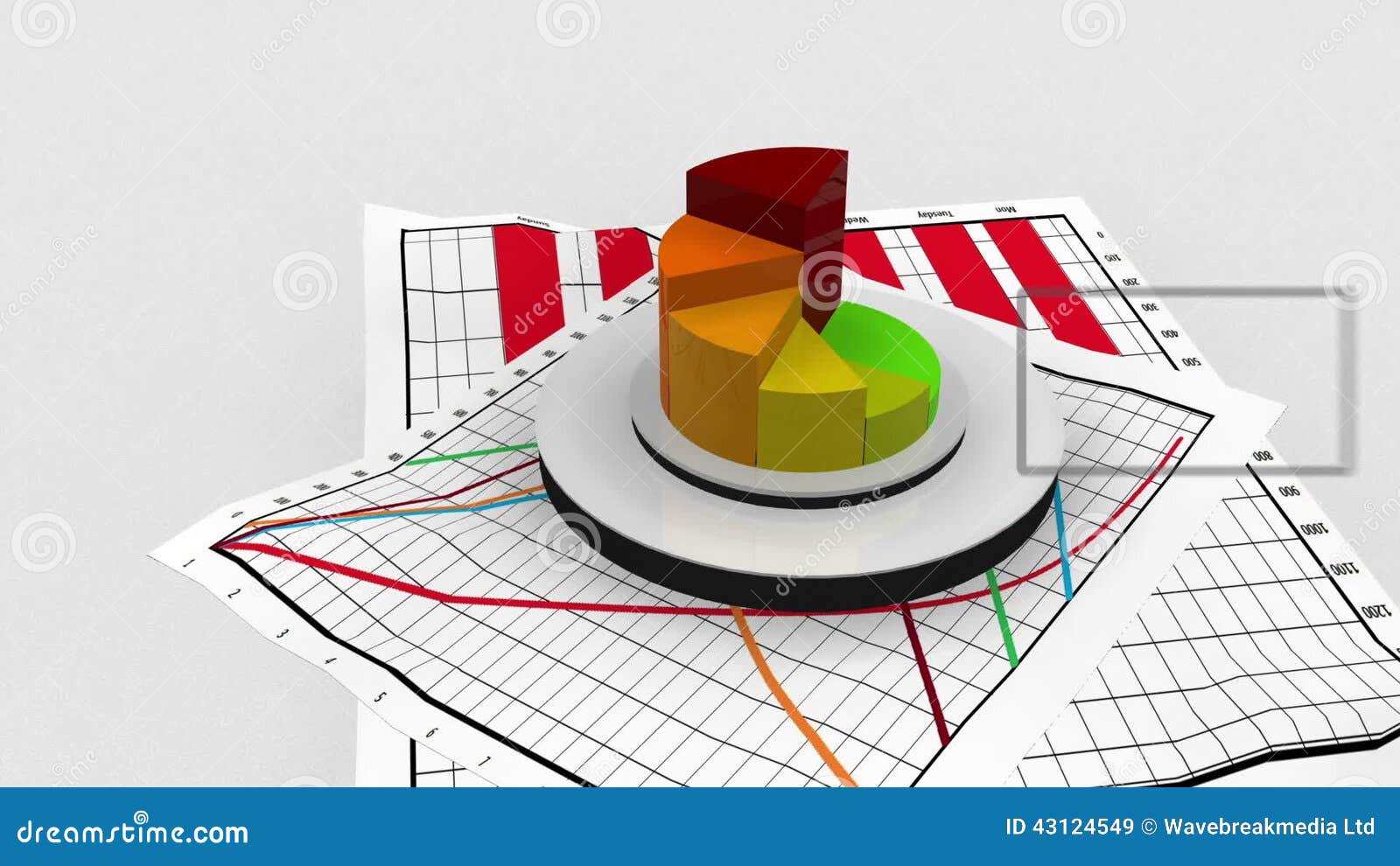Animation about Statistic with Empty Frame Stock Video - Video of ...