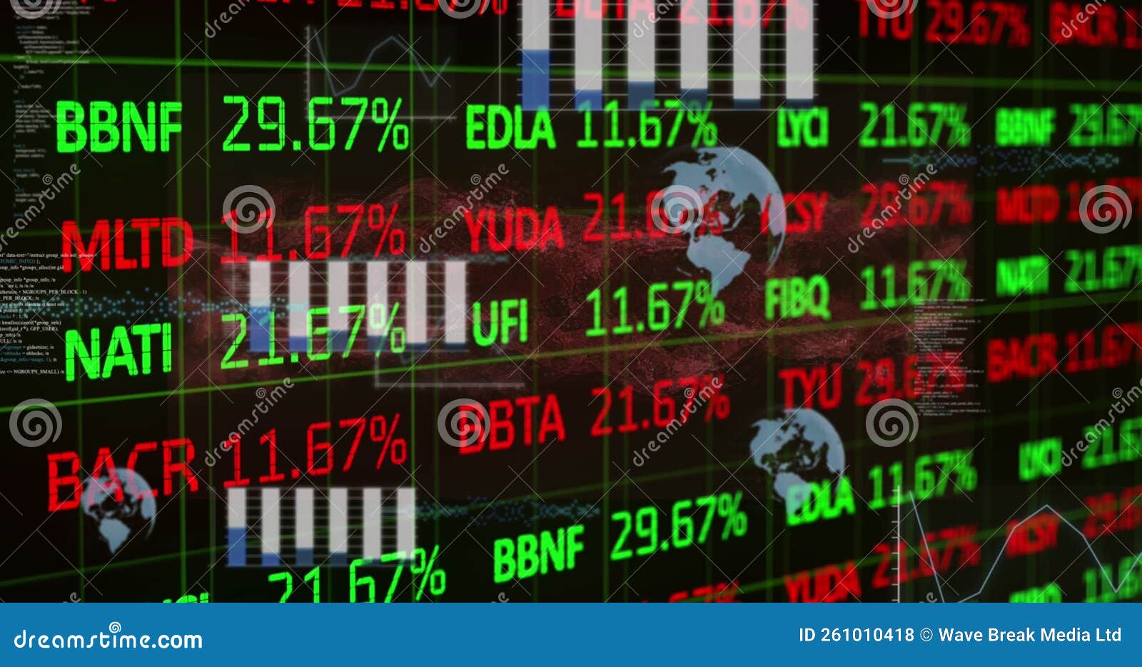 Animation of Statistics and Data Processing Over Computer Hacker Stock Footage - Video of ...