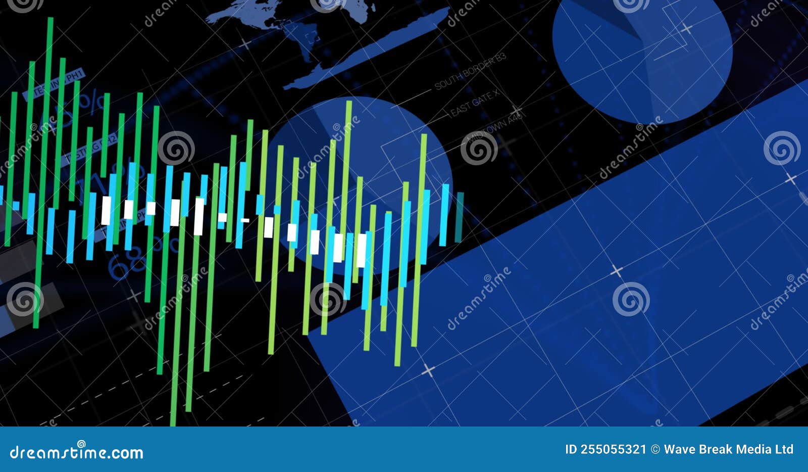 Animation of Statistics and Financial Data Processing Over Grid Stock ...