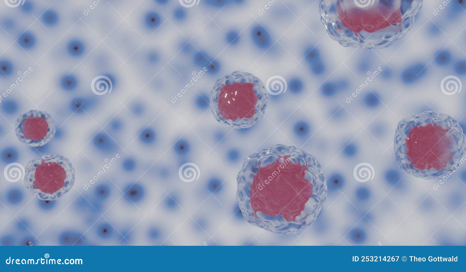 Animation of stem cells stock video. Video of healthcare - 253214267