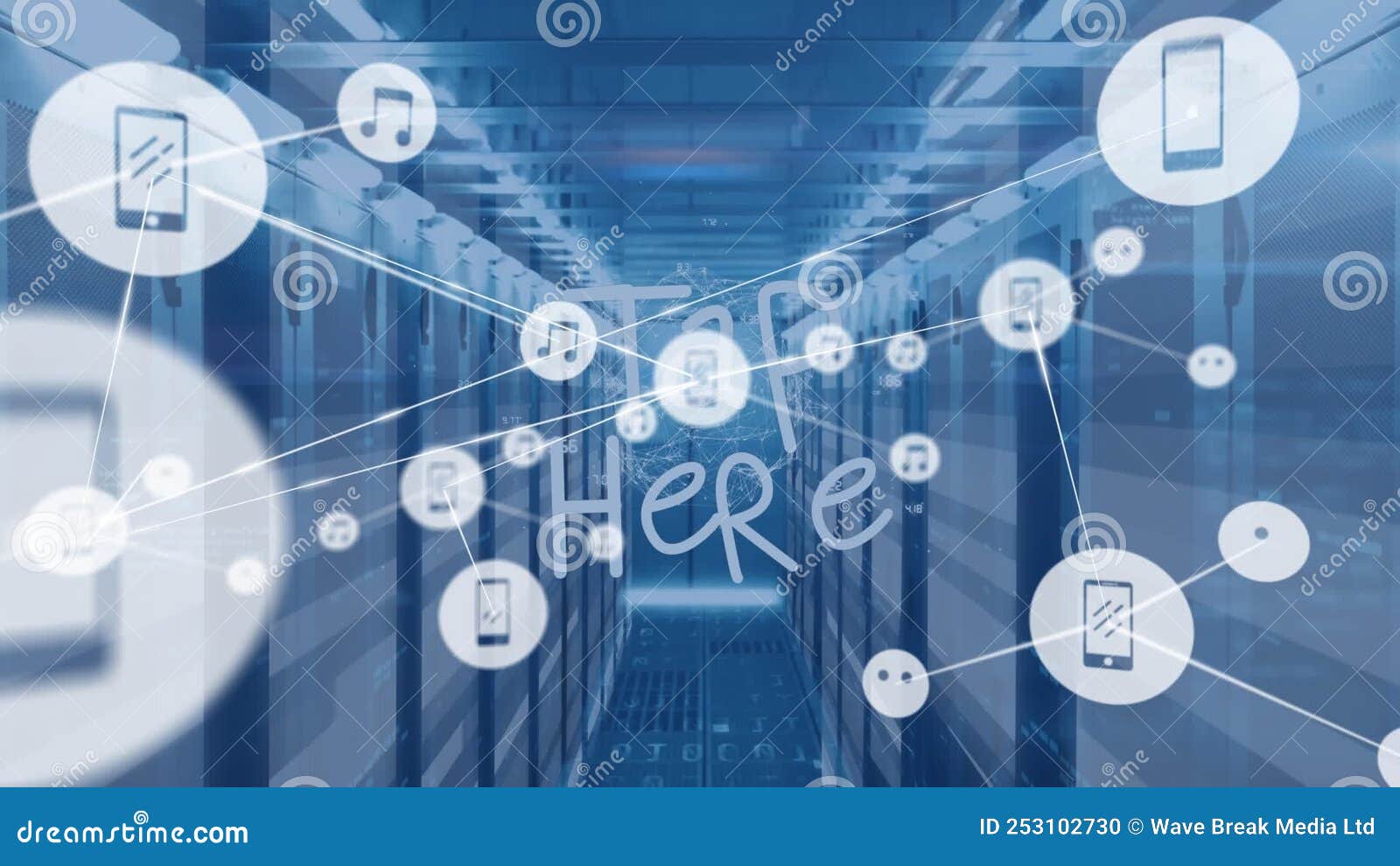 No People Animation Network Medium Icon Exchanging Data Computer Server ...