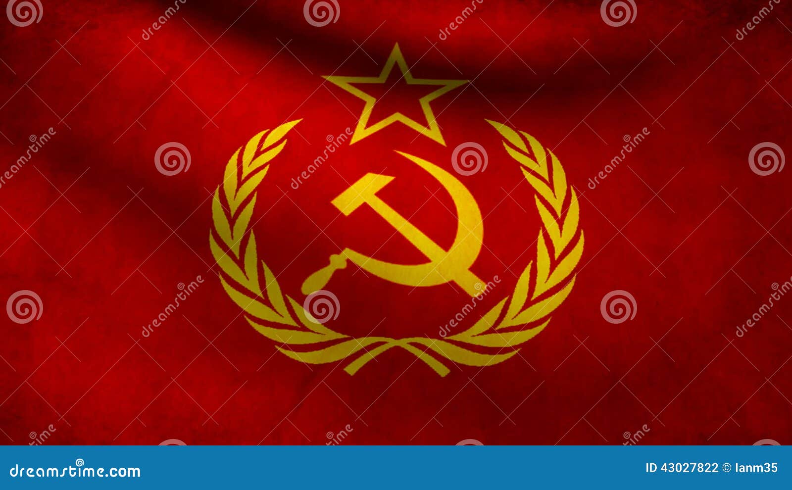 Animation of URSS Flag at Wind Stock Footage - Video of animation ...