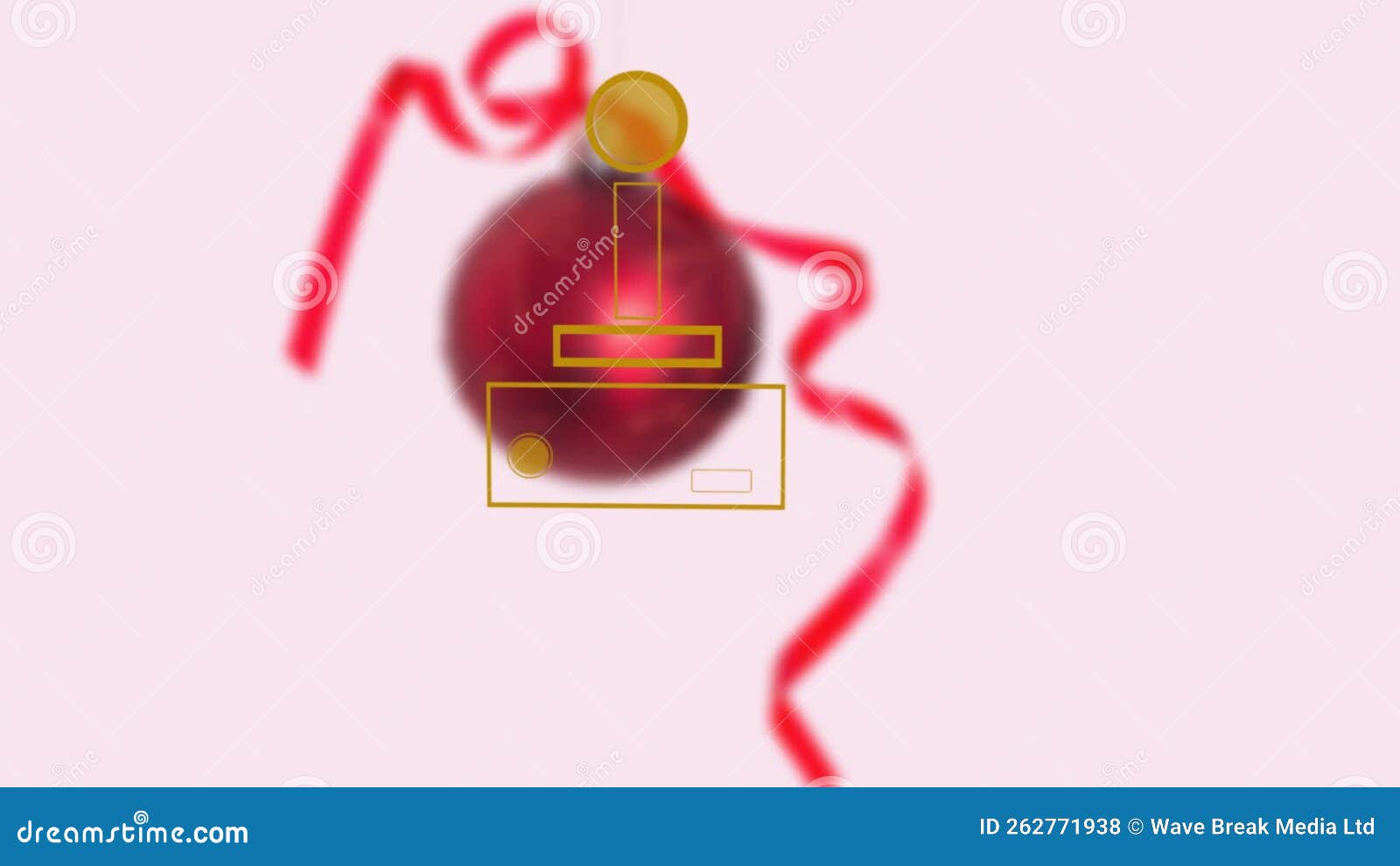 Animation of Video Game Controller Over Christmas Decorations Stock ...