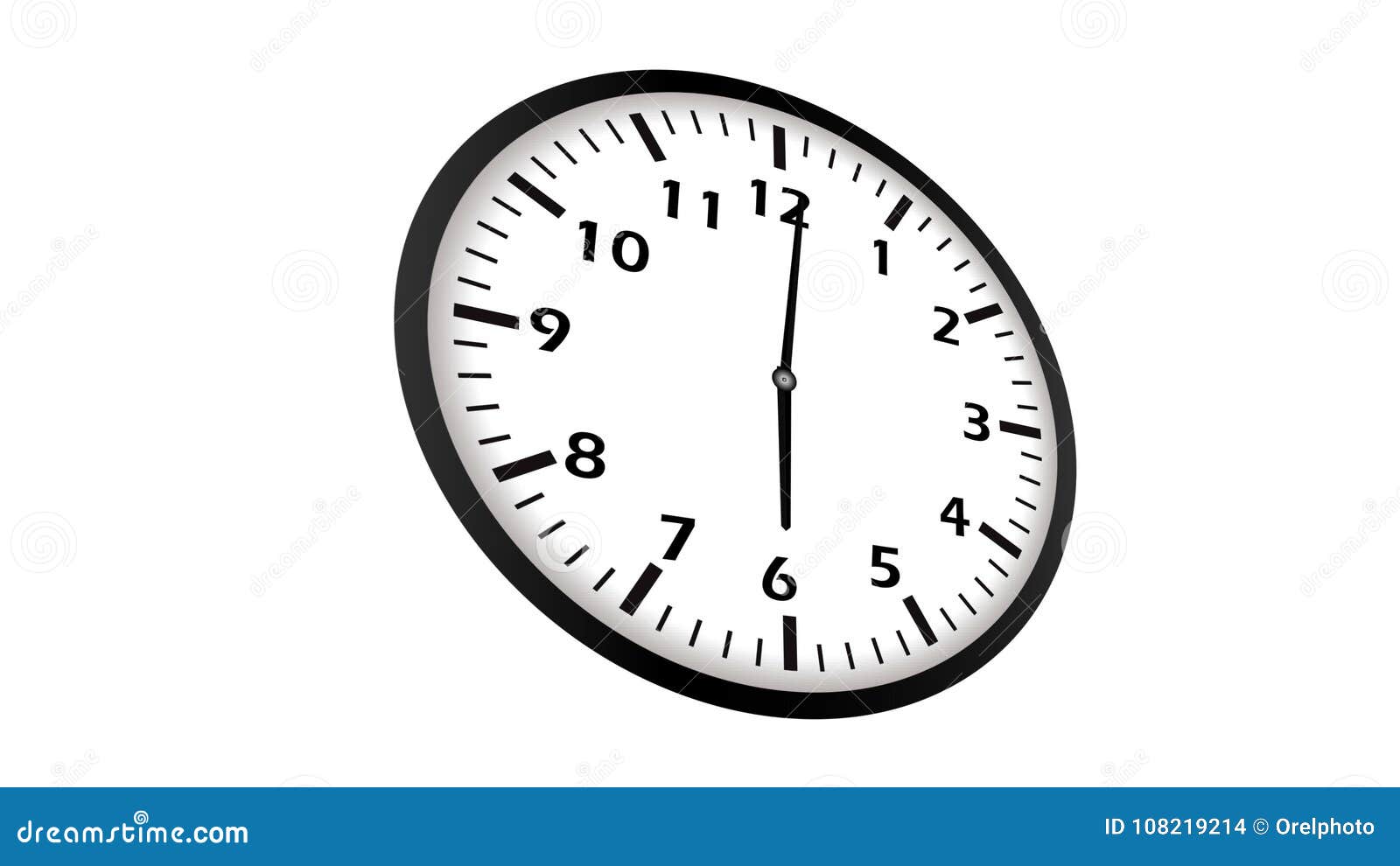 Animation Visuelle Loopable De 4K UltraHD De Timelapse D'horloge Banque ...