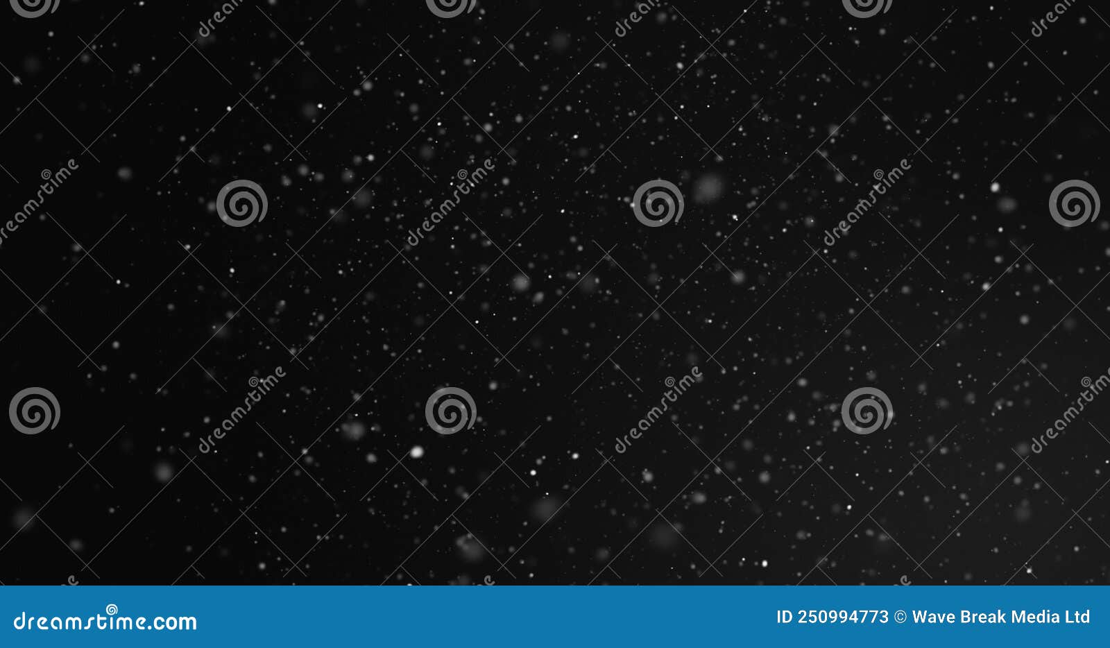Animation of White Dots Floating on Black Background Stock Video ...