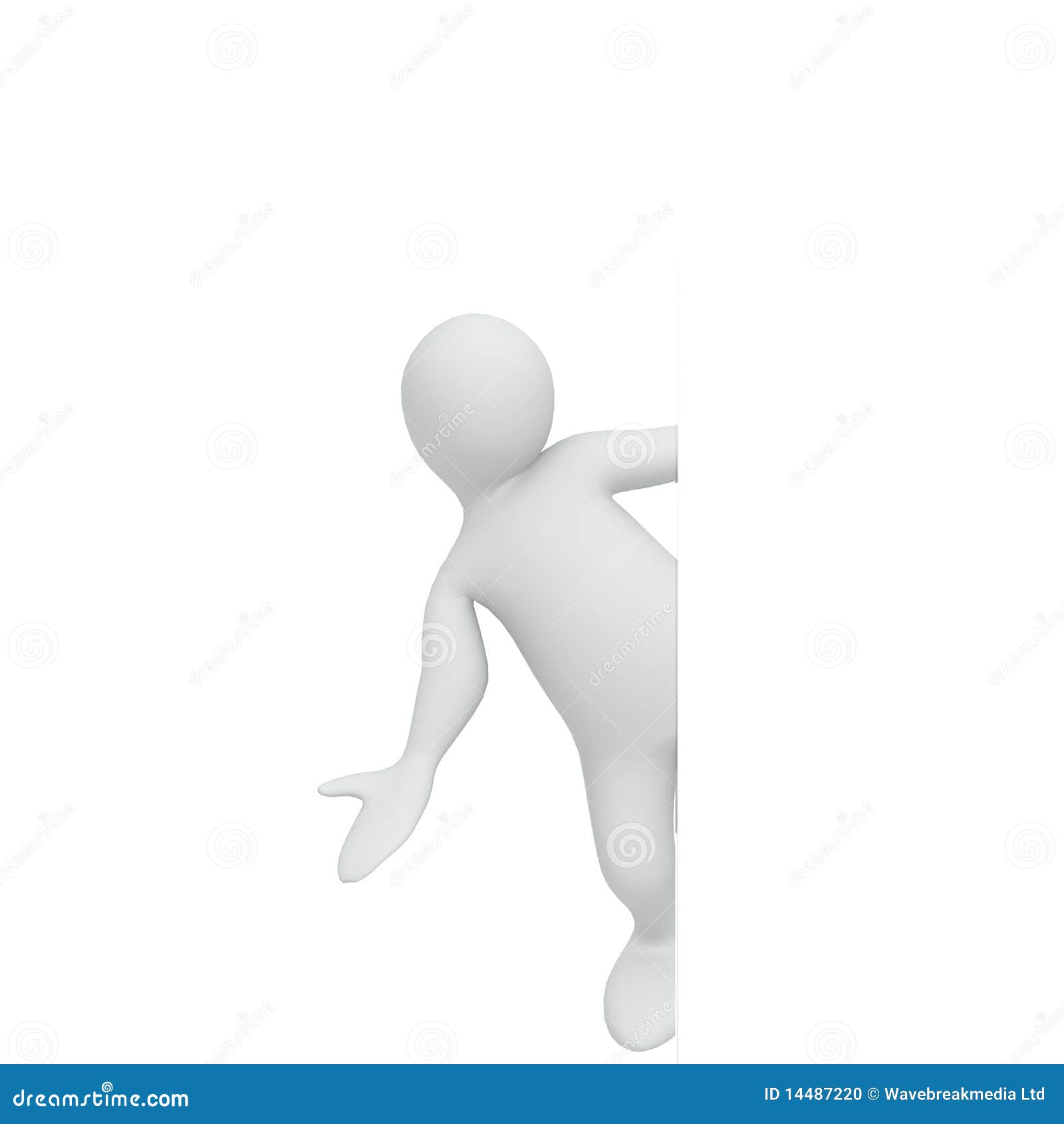 Animation of a White Man Hiding Stock Illustration - Illustration of ...