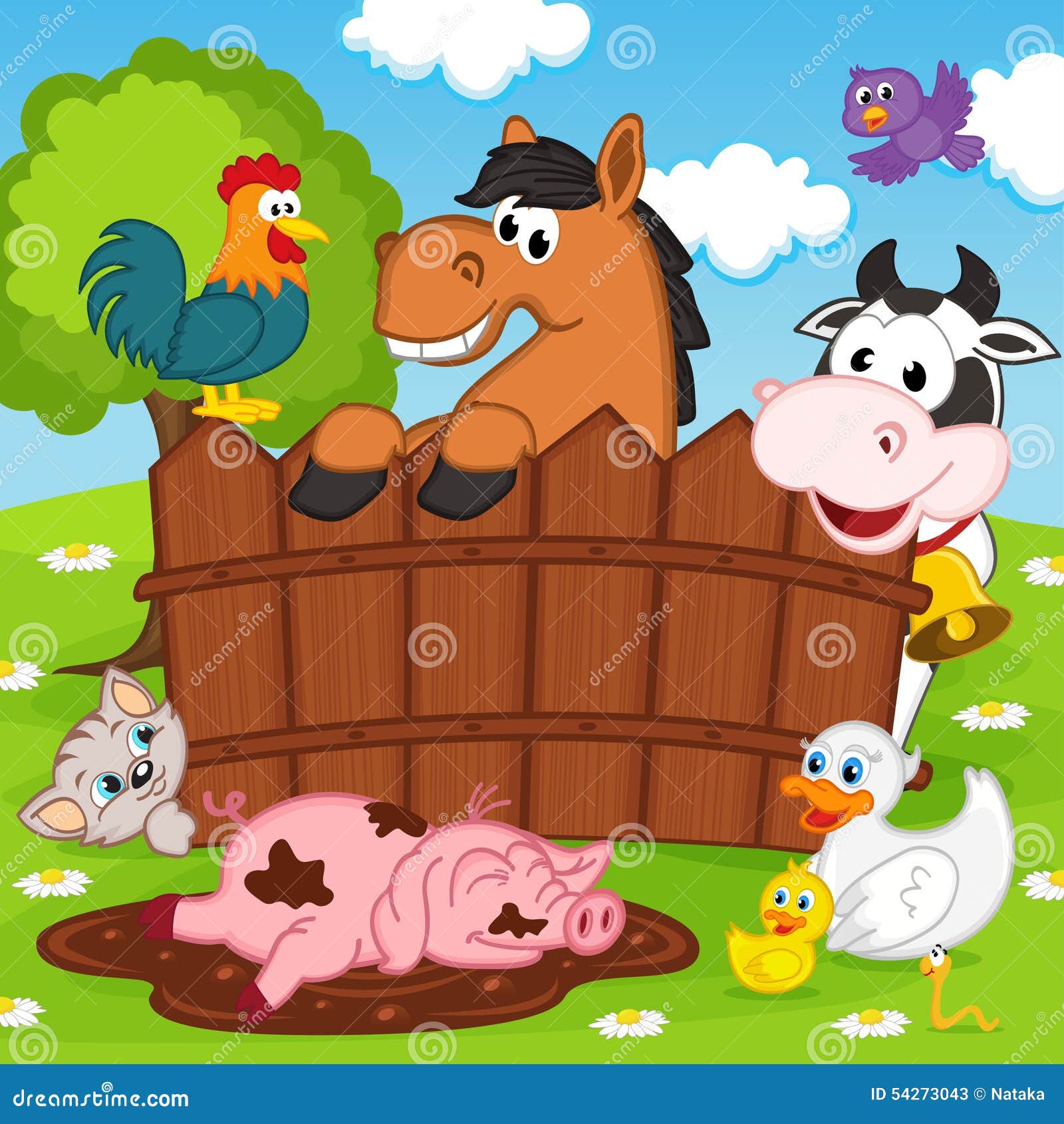 Animaux domestiques illustration de vecteur. Illustration du dessin ...