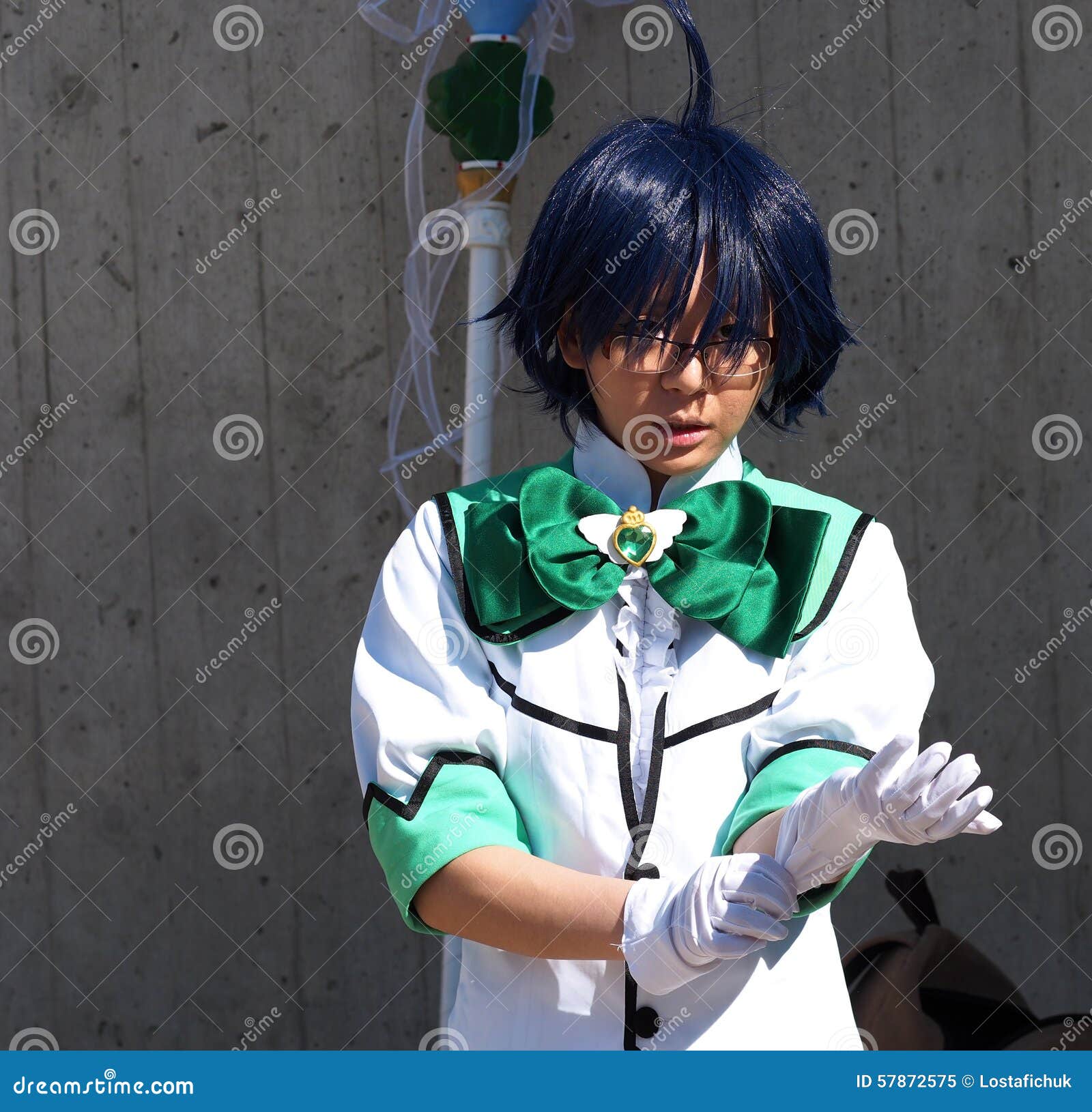 Anime Convention Participant Editorial Image - Image of costumes ...