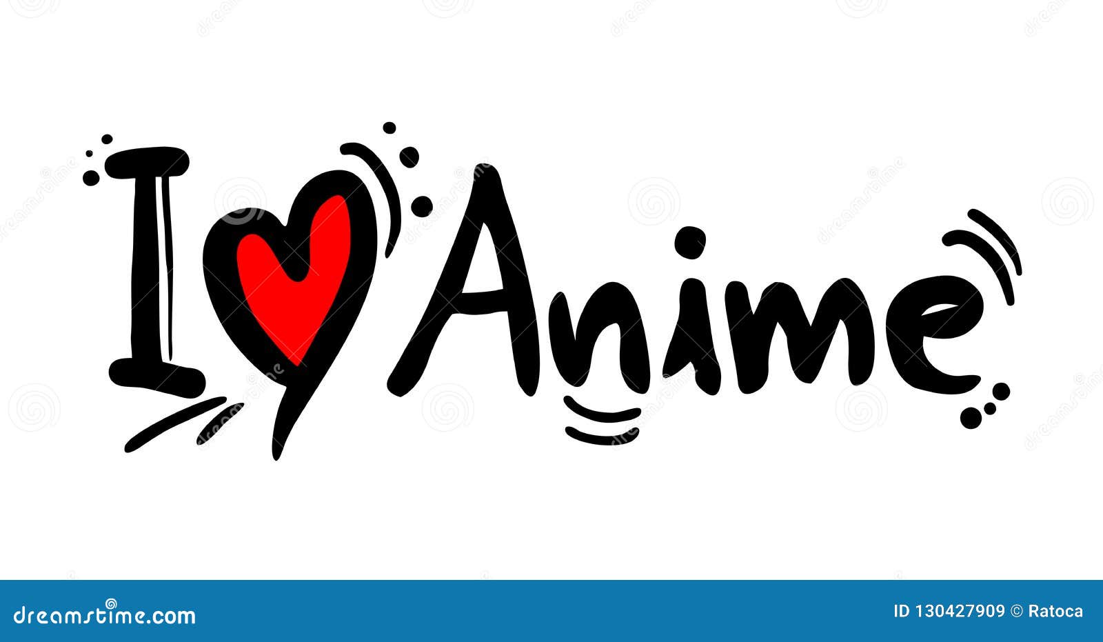 Anime love message stock vector. Illustration of fantasy - 130427909