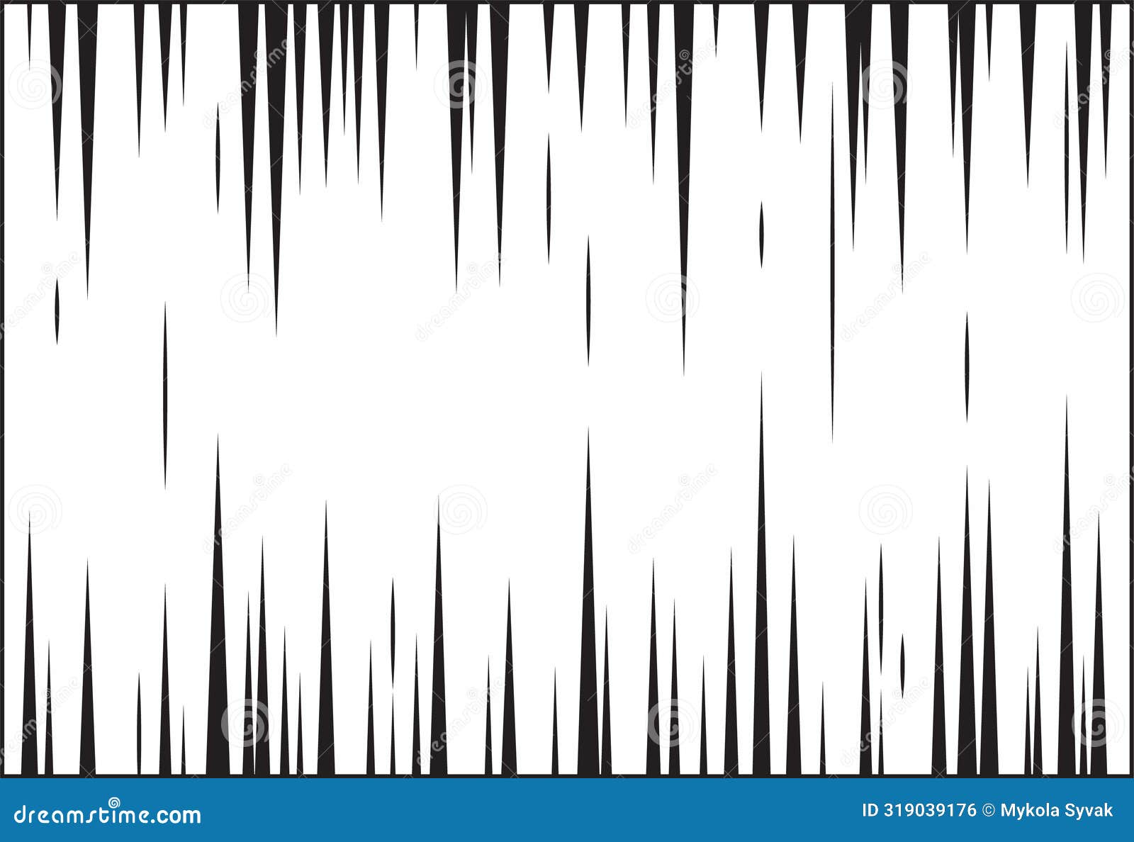 Anime and Manga Speed Action Lines Frame Stock Vector - Illustration of ...